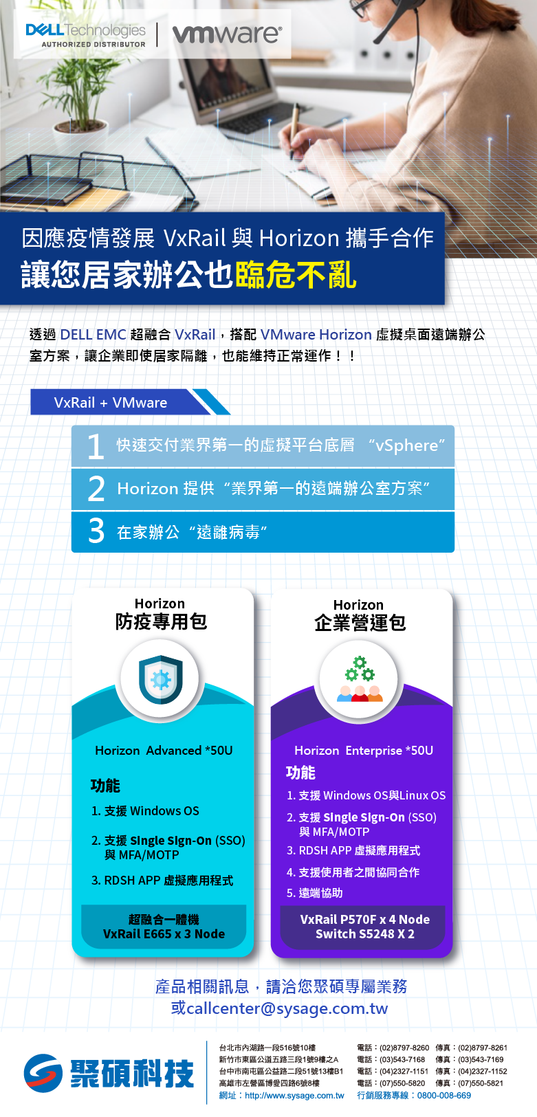 【VxRail 與 Horizon攜手合作】讓您居家辦公也臨危不亂 - MetaAge 邁達特